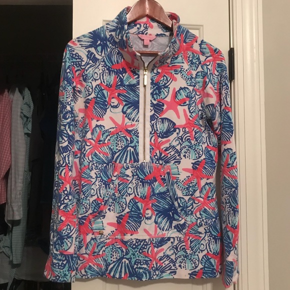 Lilly Pulitzer | Tops | Lilly Pulitzer She She Shells Skipper Popover S ...